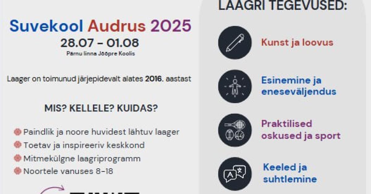 Suvekool Audrus | Tallinn